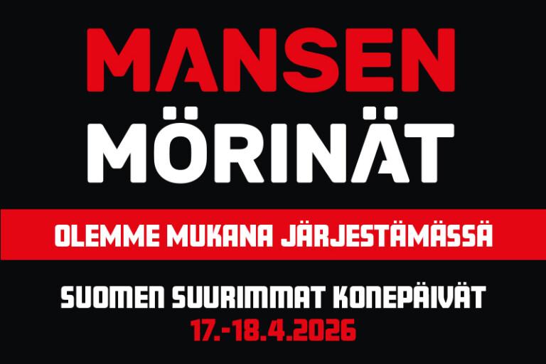 Tavataan Mansen Mörinöillä 17.–18.4.2026! - Metsätyö Oy